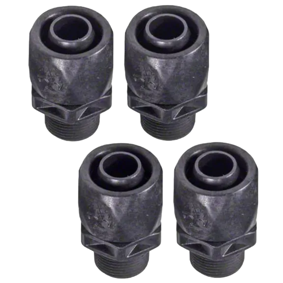 Zodiac Softube Quick Connect Fitting in Black | Poolshop