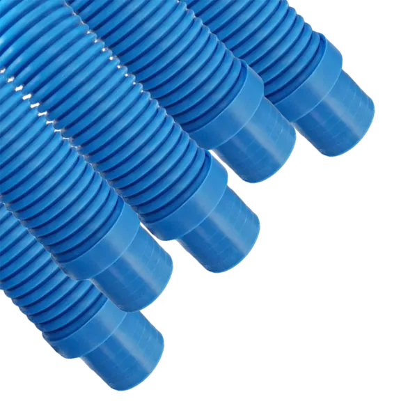 Puri Tech Universal Blue Pool Cleaner Hose 4 ft long (Pack of 5) | Poolshop